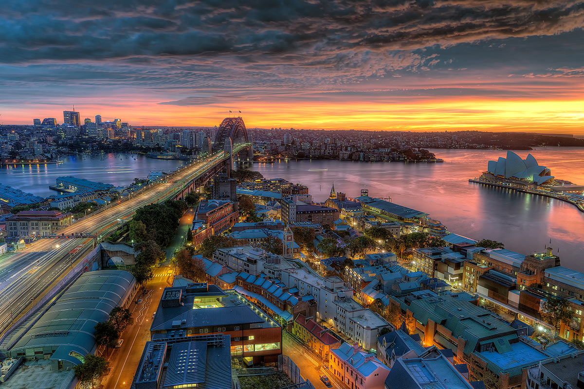 Sunrise Over The Rocks The Rocks Sydney Brett Deacon Photography